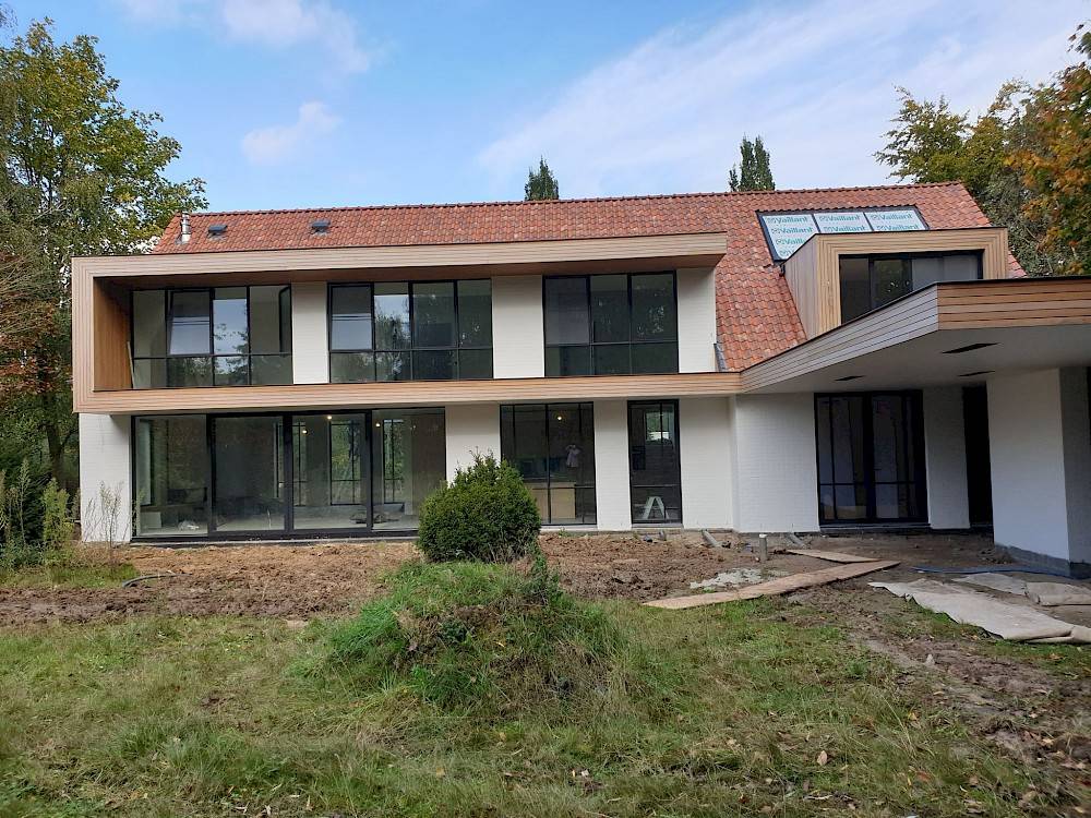 Kaleien gevel van villa te Kortrijk - SDAD bv